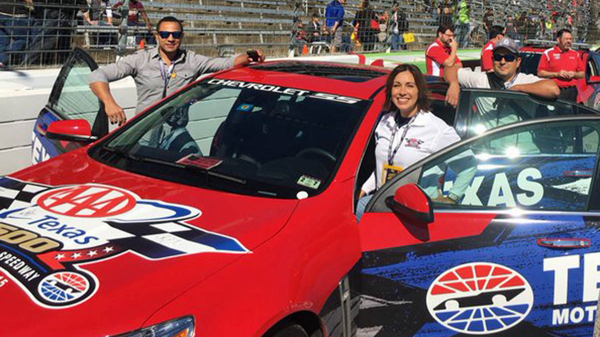 NBC 5’s Deborah Ferguson Rides in Pace Car – NBC 5 Dallas-Fort Worth