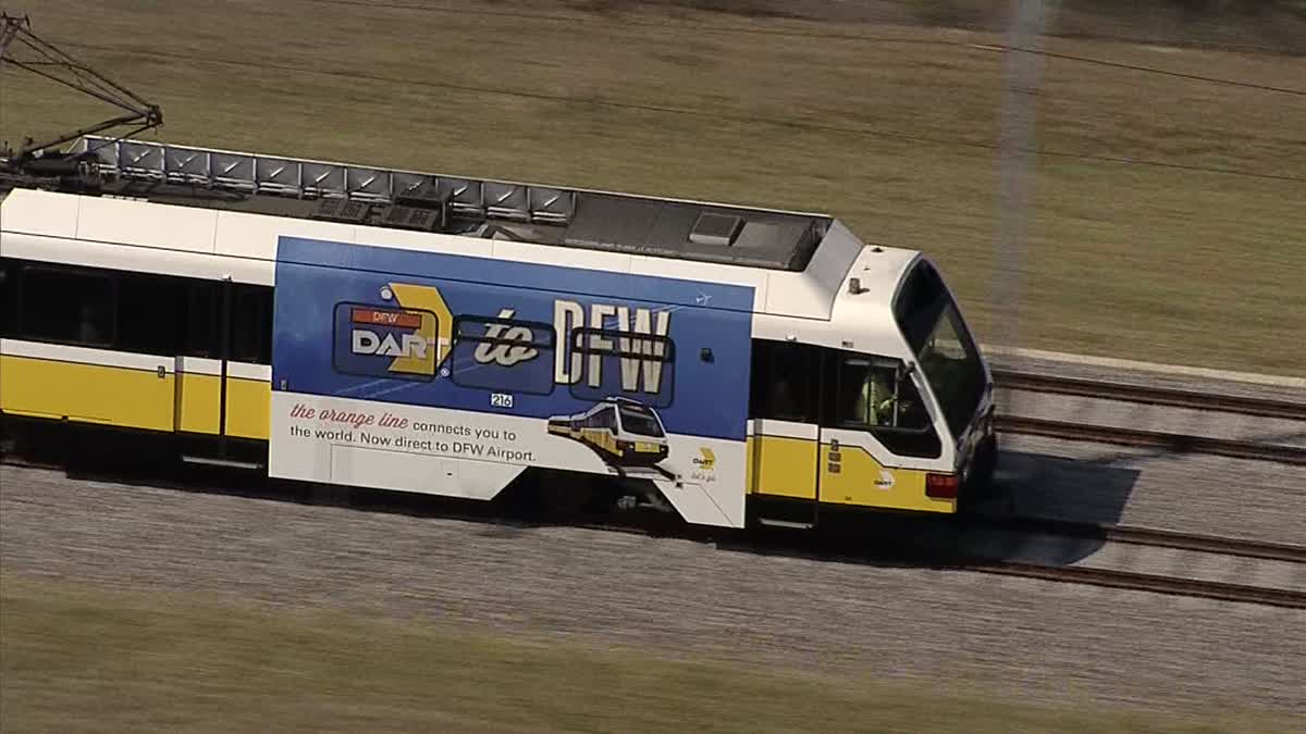 DART Rail Rolls Into DFW Airport – NBC 5 Dallas-Fort Worth