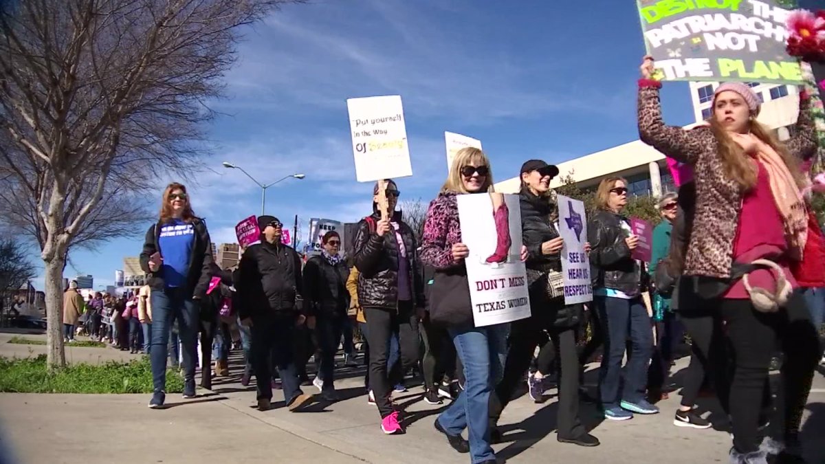 Dallas Women’s March Draws More Than 1,000 People – NBC 5 Dallas-Fort Worth