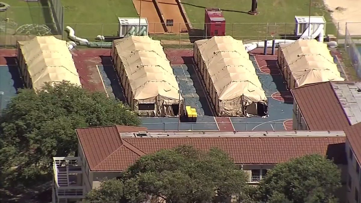 Emergency Tents Go Up at North Texas Federal Prison Home of the State’s ...
