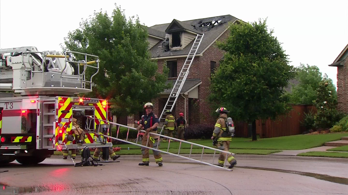 Fire in Frisco, Possible Lightning Strike – NBC 5 Dallas-Fort Worth