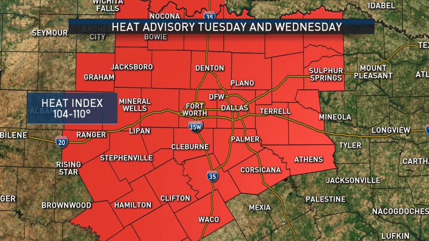 First Heat Advisory of the Year Issued; Heat Index Forecast Hits 105 ...