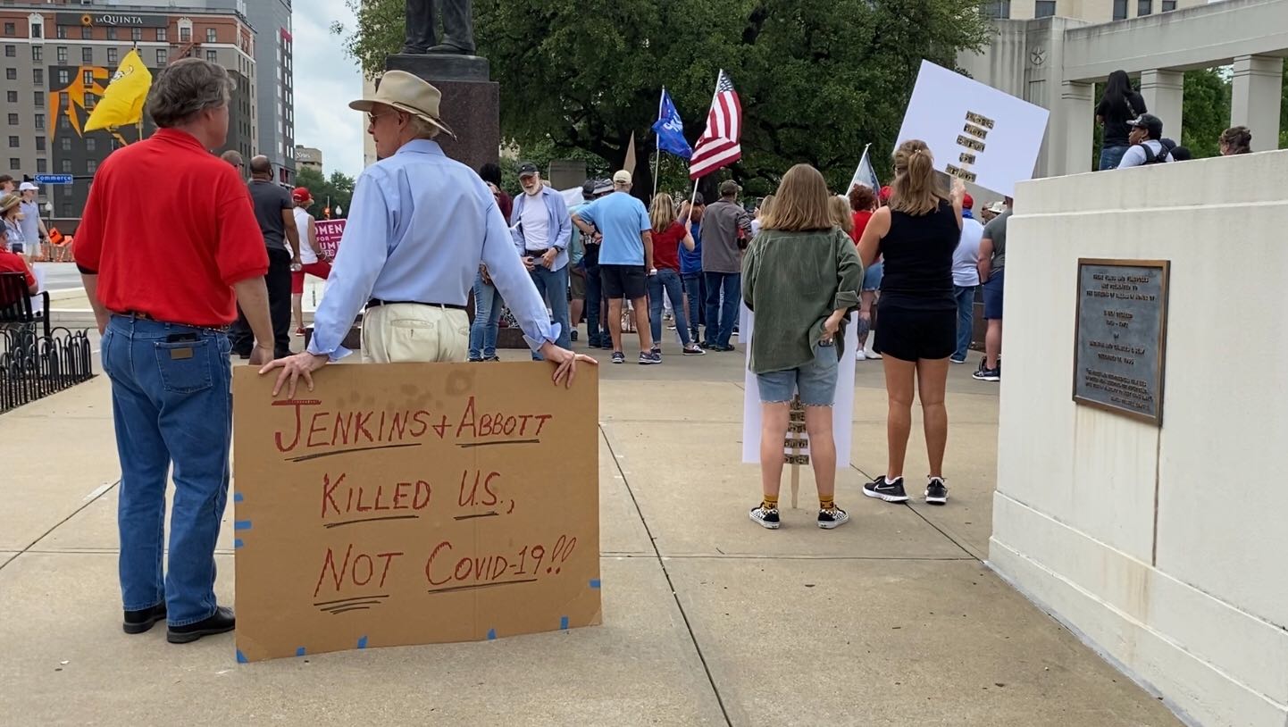 Anti-Shutdown Protesters Organize Another Rally in Downtown Dallas ...