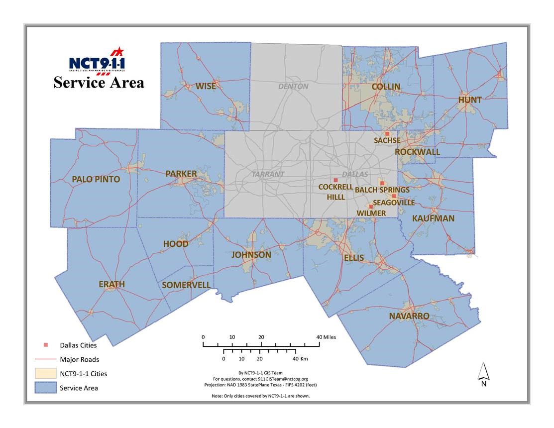 NCTCOG Reports 911 Service Outage in 13 North Texas Counties; Network ...