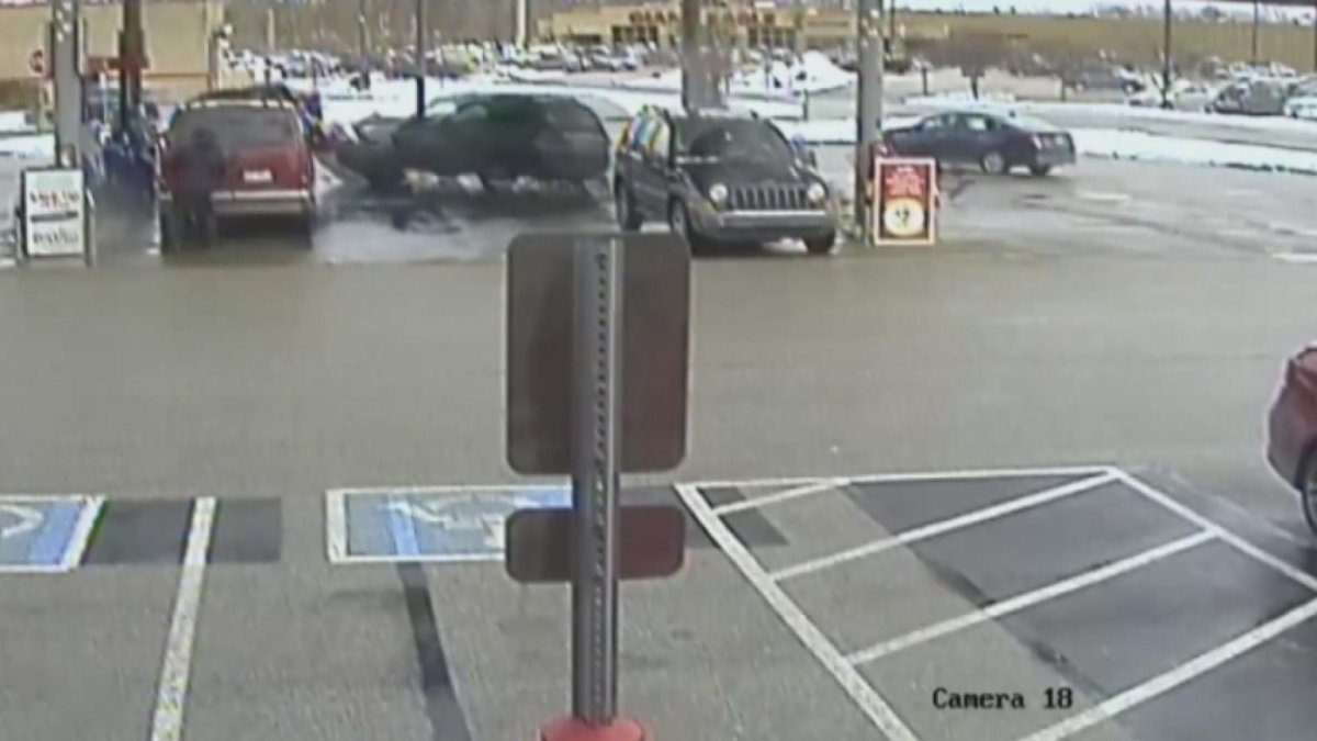 Vehicle Crashes Into Gas Pump Catches Fire Nbc 5 Dallas Fort Worth