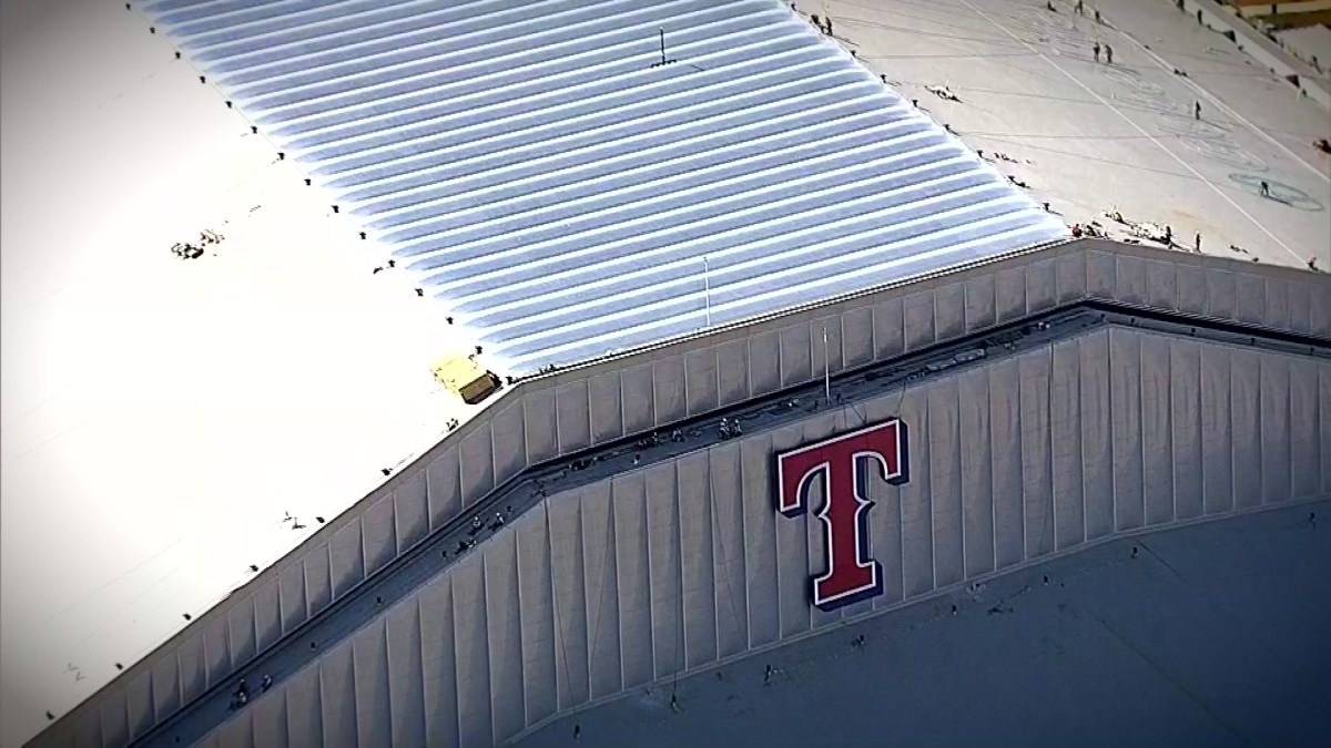 Roof Designed to Let Light in, Keep Heat Out at Globe Life Field – NBC ...
