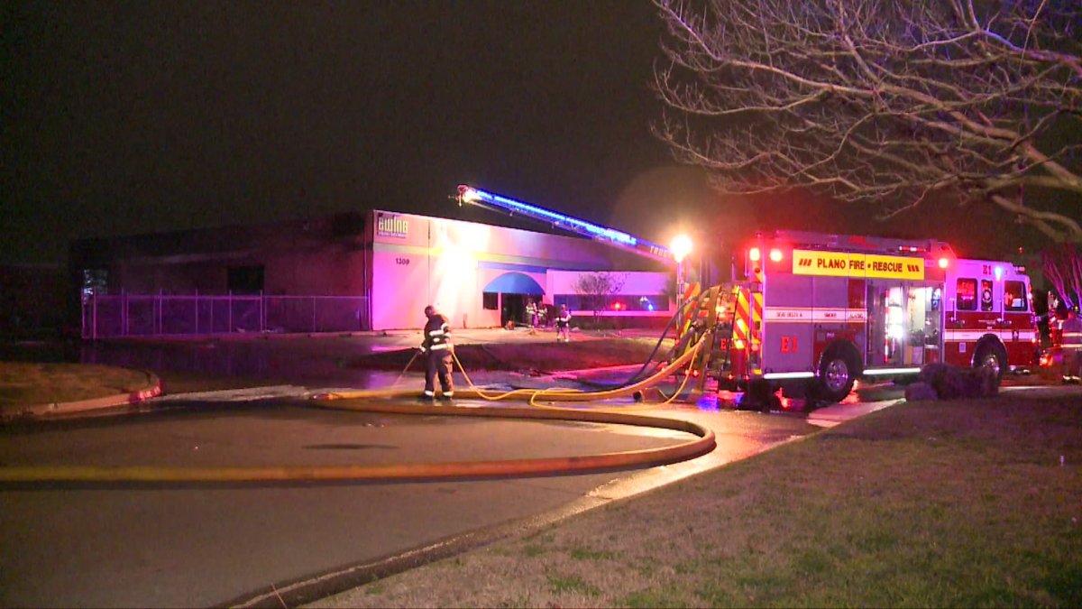 Plano Fire Officials Investigating Overnight Warehouse Fire – NBC 5 ...