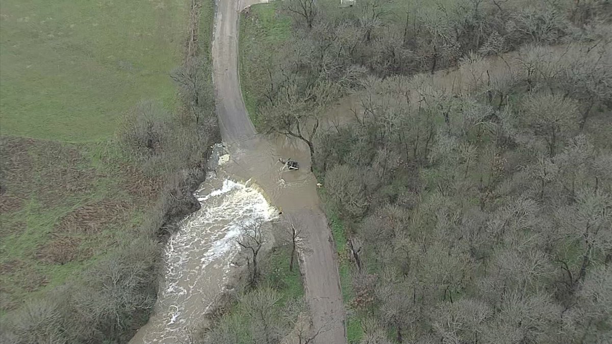 Johnson County Flooding (Aerial Video) – NBC 5 Dallas-Fort Worth