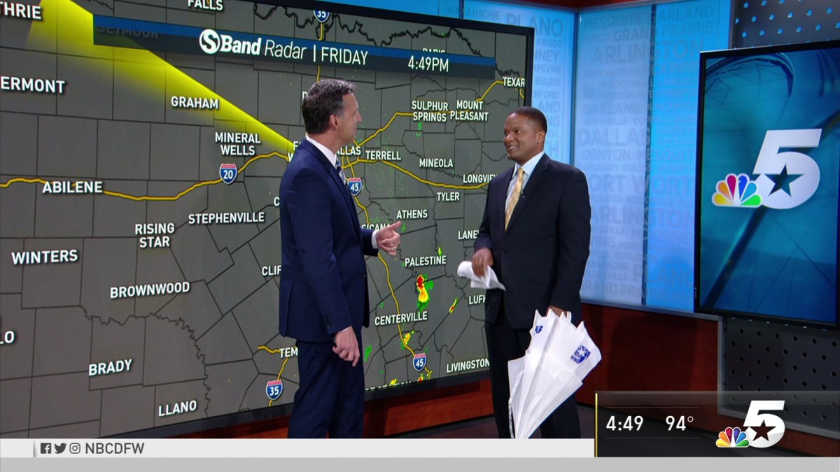 New NBC 5 Anchor Vince Sims Has Questions for Chief Meteorologist Rick ...