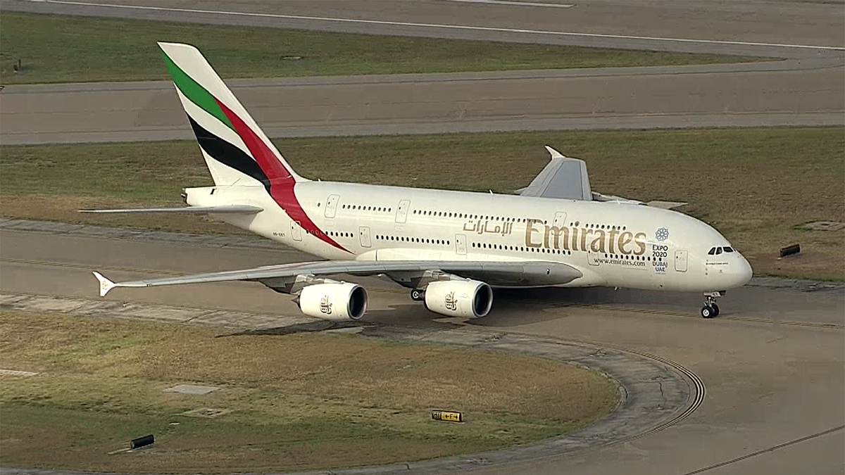 Emirates A380 Arrives at D/FW International Airport – NBC 5 Dallas-Fort ...