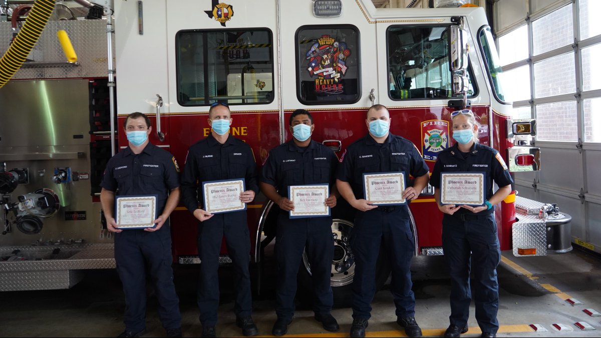 Five Addison Firefighters and Paramedics Honored with Life-Saving Award ... Five Addison Firefighters and Paramedics Honored with Life-Saving Award ...