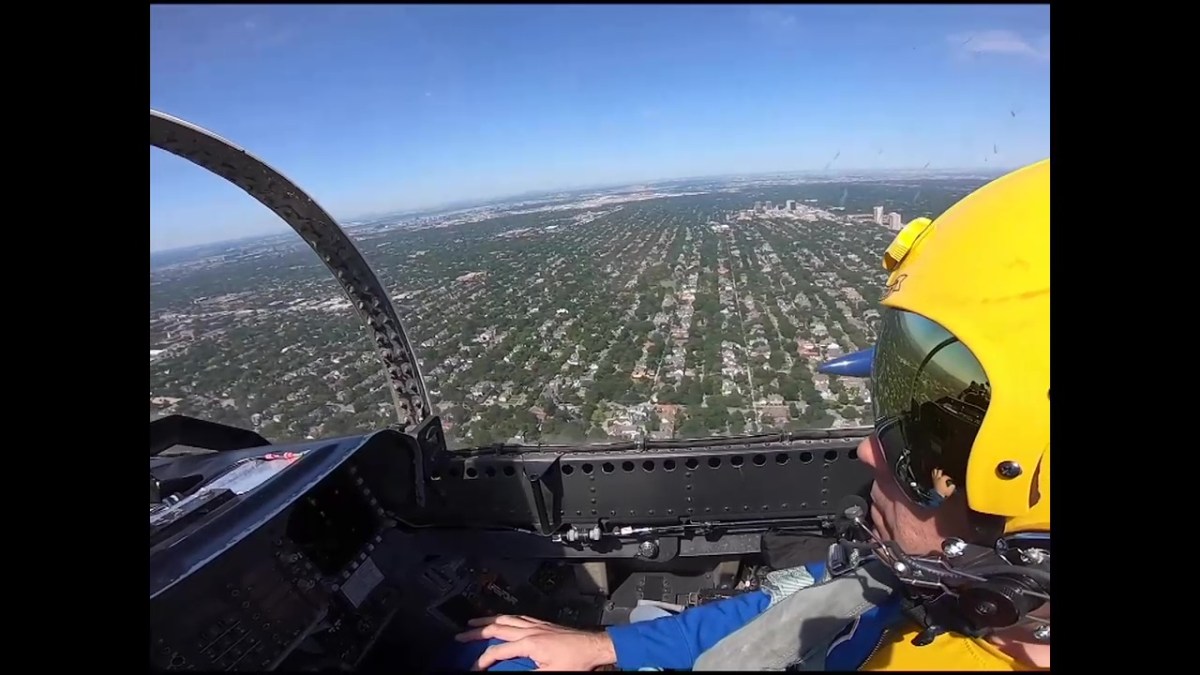 Raw Video: Inside the Cockpit as Blue Angels Fly Over North Texas – NBC ...