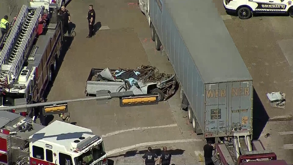 Deadly Crash Involving Semi, Pickup Truck in Dallas – NBC 5 Dallas-Fort ...