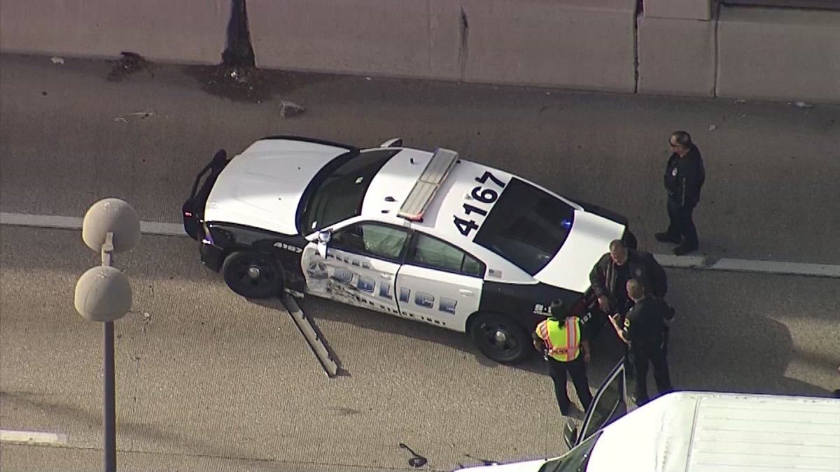 Dallas Officer Hit While Assisting Motorist on Central Expressway – NBC ...