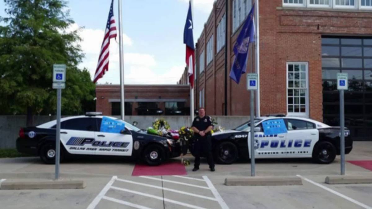 DART Police Headquarters Memorial Grows in Oak Cliff – NBC 5 Dallas ...