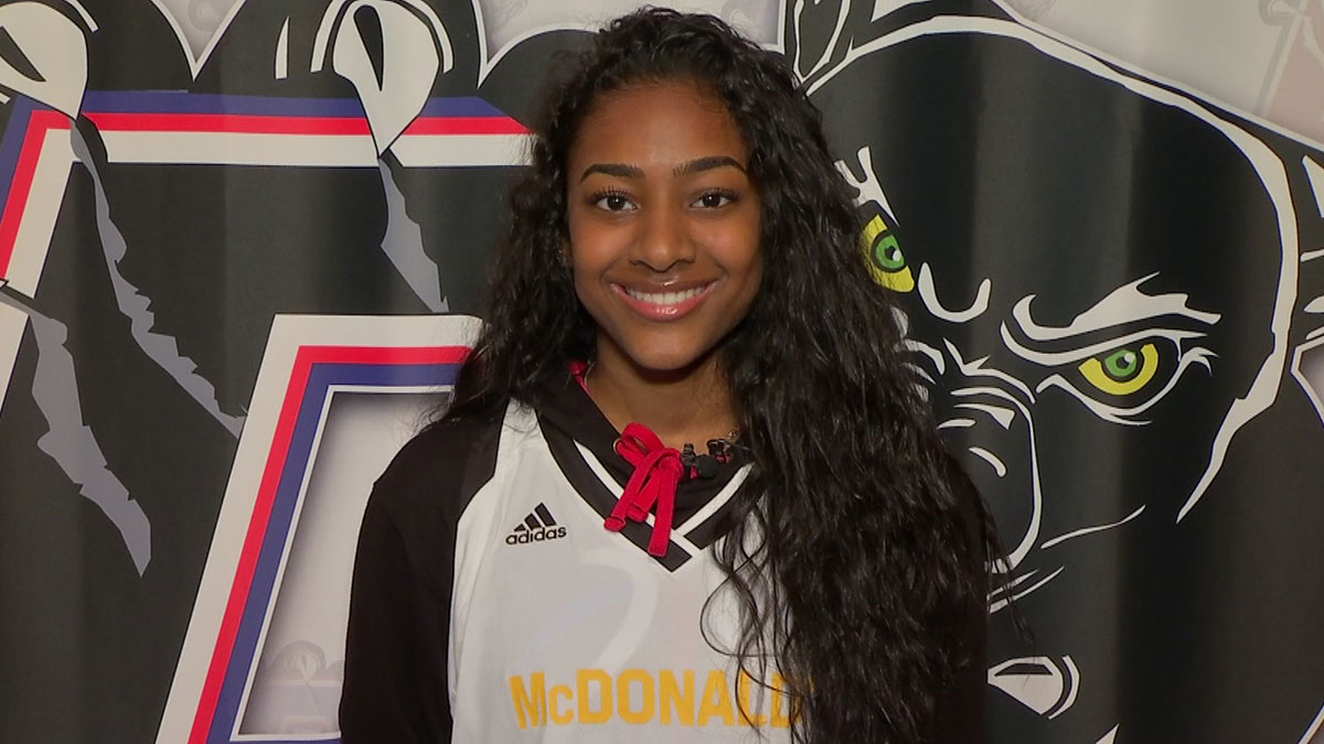 Deja Kelly Receives McDonald’s All-American Jersey – NBC 5 Dallas-Fort ...