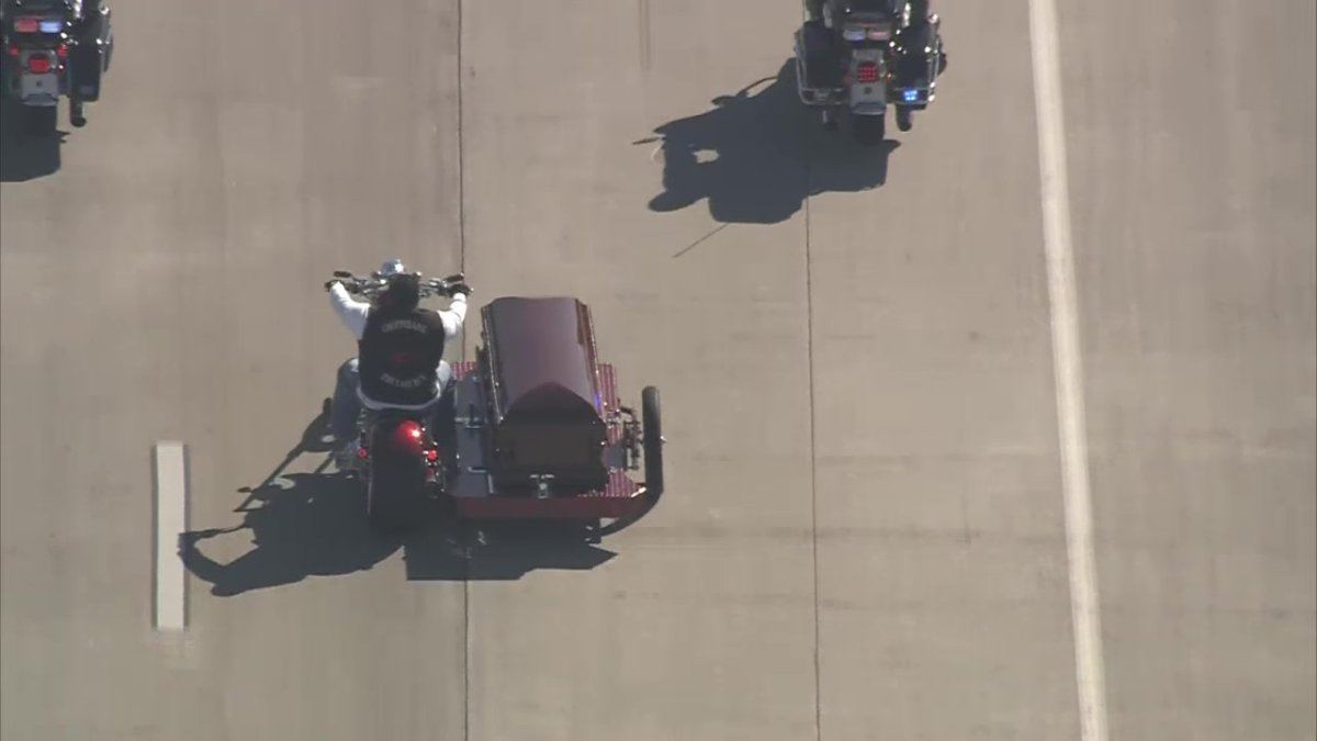 Funeral Procession For Houston-Area Officer Killed by Man Fleeing ...