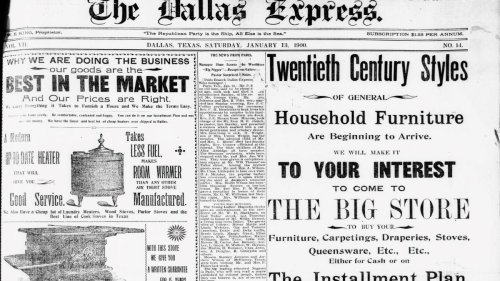 Black-Owned Newspaper ‘The Dallas Express’ Documented Black History for ...