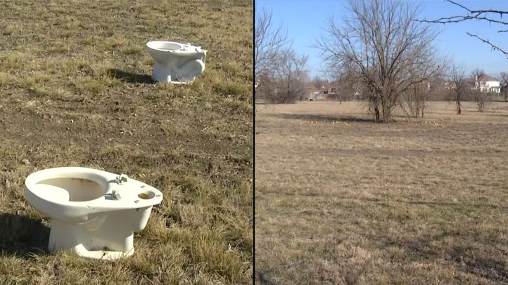 Illegal Toilet Dump Site Cleaned-Up – NBC 5 Dallas-Fort Worth