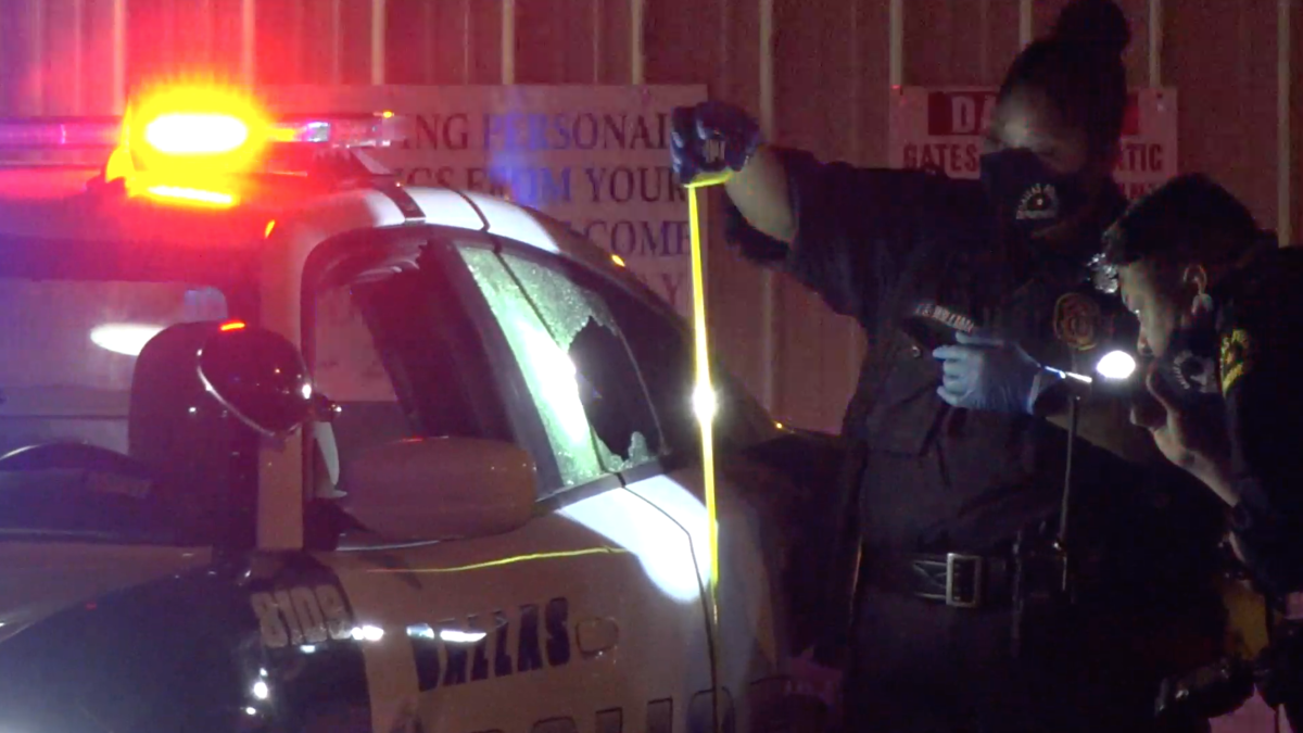 Dallas Police Department Squad Car Shot in South Dallas – NBC 5 Dallas ...
