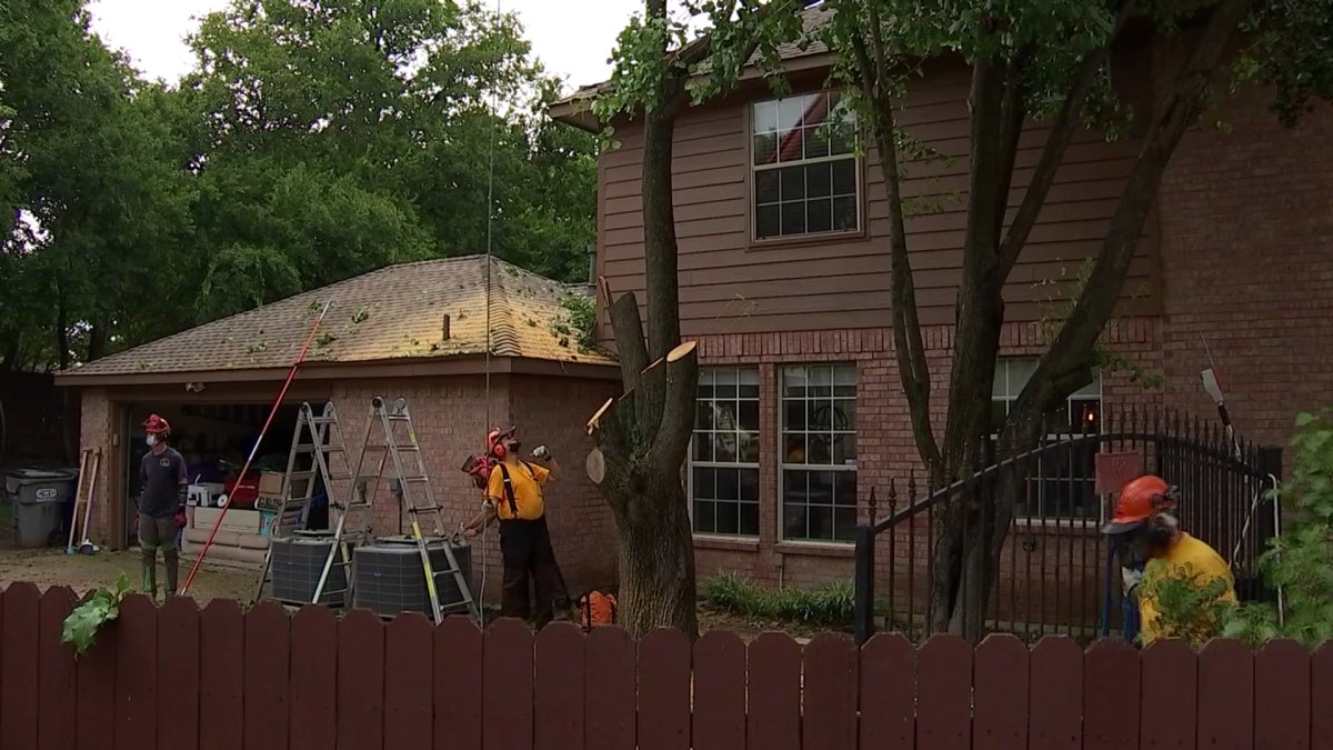 Powerful Line of Storms Damage Trees, Homes – NBC 5 Dallas-Fort Worth