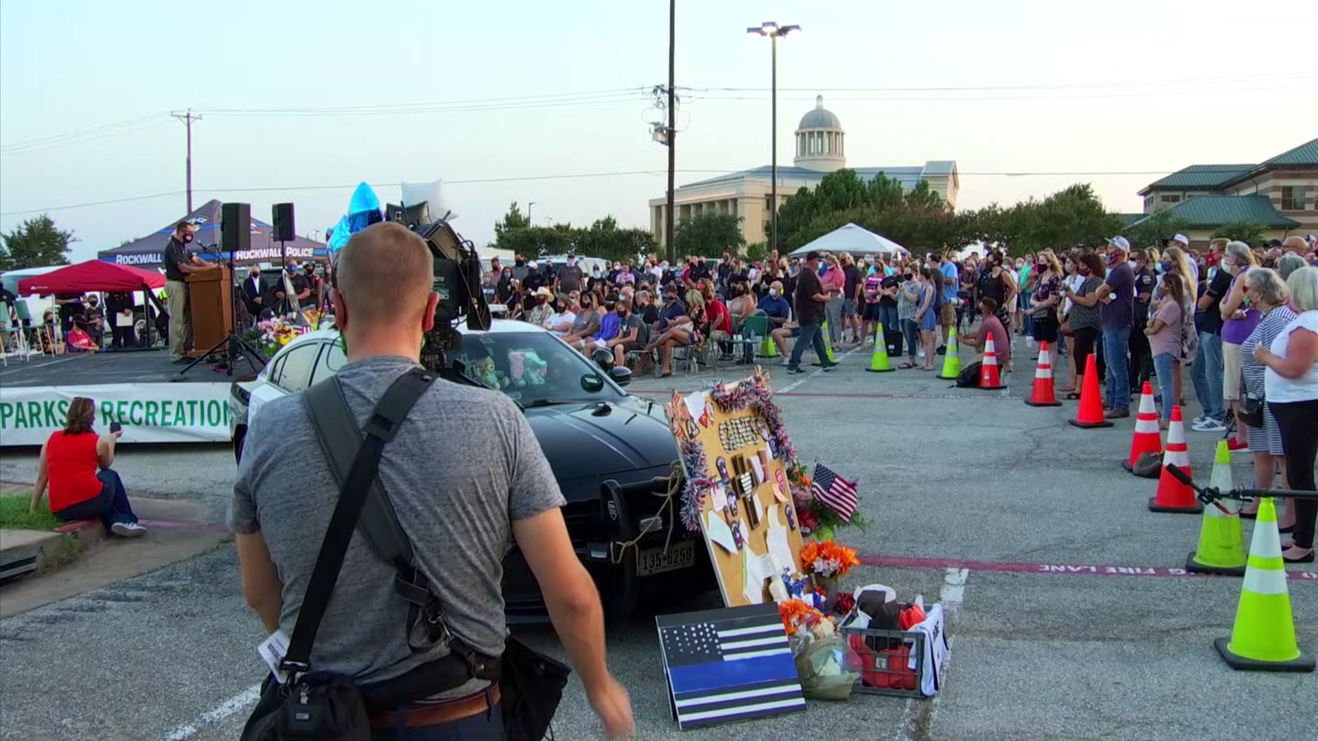 Hundreds Attend Vigil For Rockwall Police Officer – NBC 5 Dallas-Fort Worth