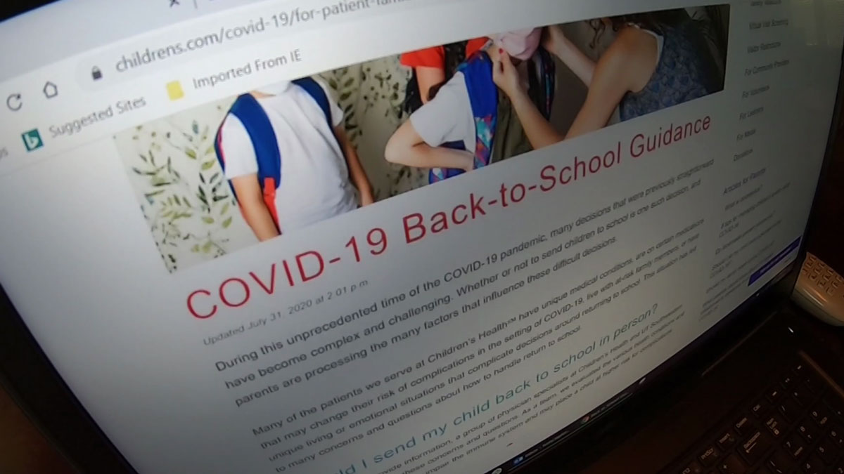 Medical Guide Helps Parents With Back-to-School Decisions – NBC 5 ...