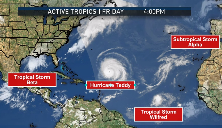 Tropical Storm Beta Forms In The Gulf Of Mexico Expected To Hit Texas
