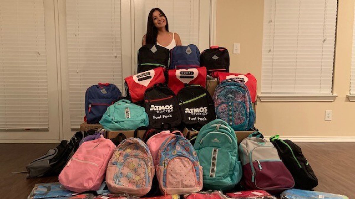Local Teacher Helps Collect Supplies for 500 Backpacks for Kids in Need ...