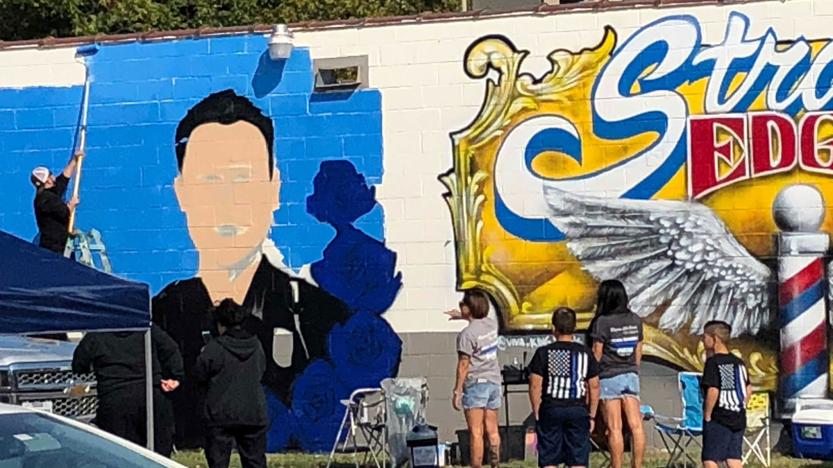 New Mural Dedicated to Fallen Dallas Police Officer Patrick Zamarripa ...