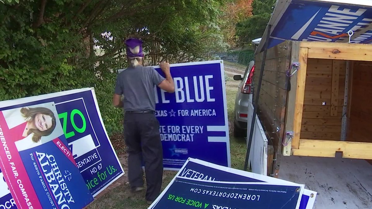 Political Signs a ‘Labor of Love’ for Collin County Man – NBC 5 Dallas ...