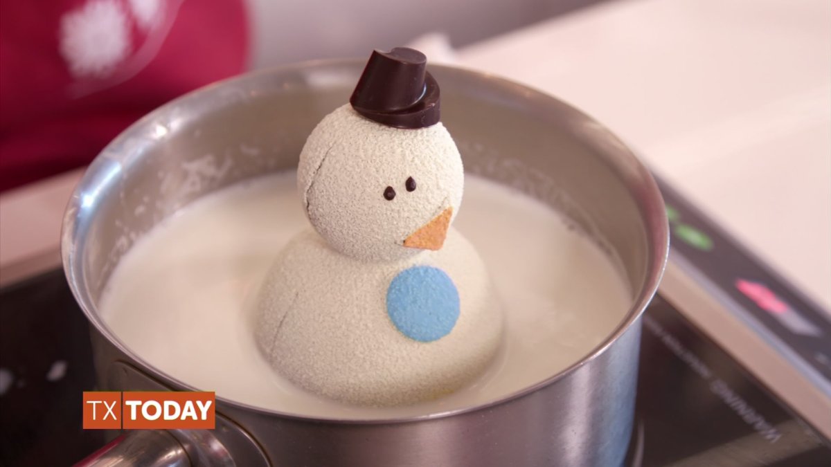 The Original Hot Cocoa Bomb – Carl the Snowman – NBC 5 Dallas-Fort Worth