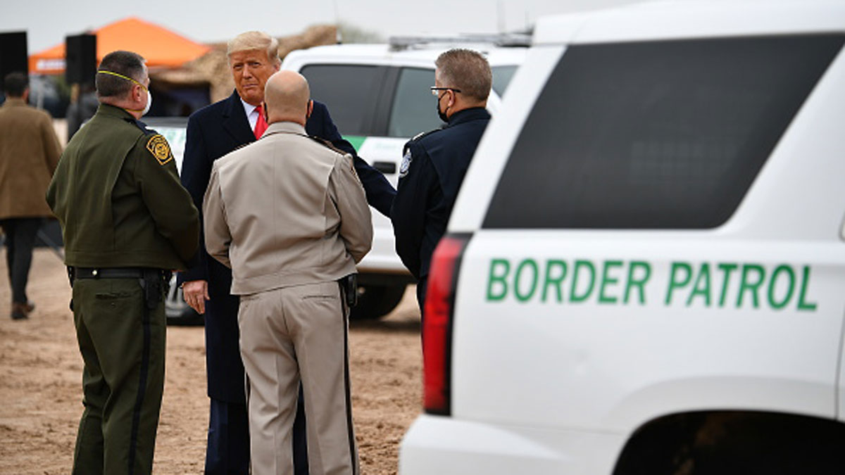 Trump Takes No Responsibility for Riot, Visits Texas – NBC 5 Dallas ...