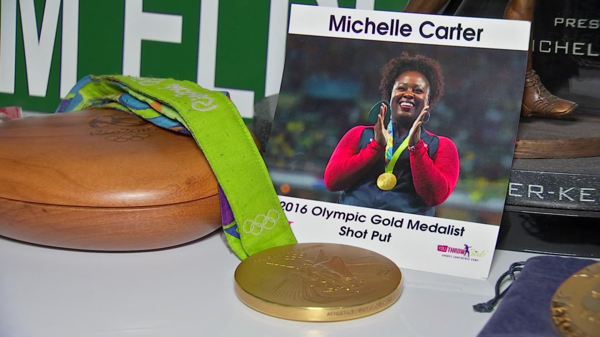 Michelle Carter Preps for Tokyo Olympics – NBC 5 Dallas-Fort Worth