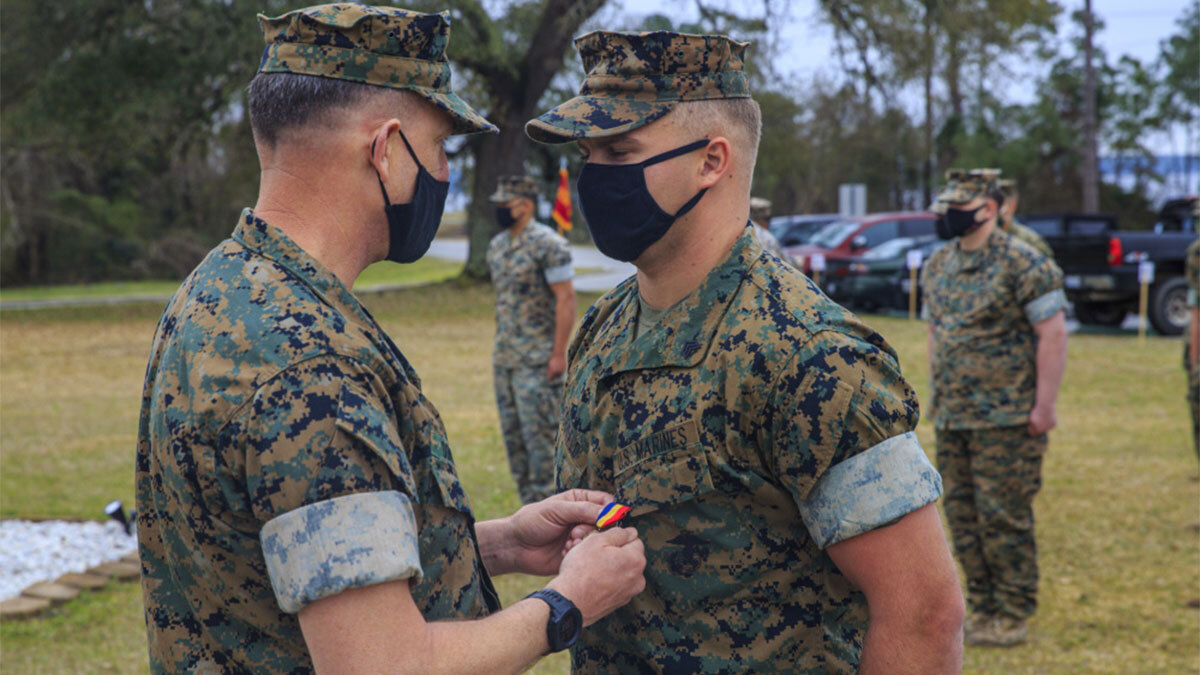 U.S. Marine Honored for Saving Drowning Child – NBC 5 Dallas-Fort Worth