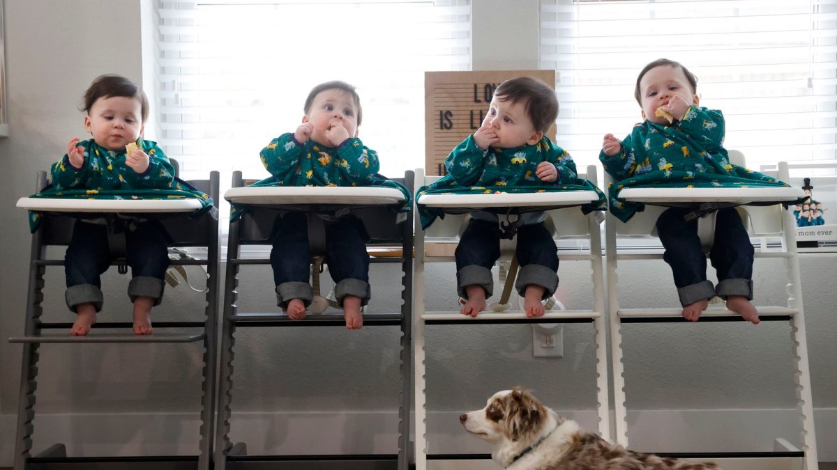 Identical Quadruplet North Texas Boys Celebrate Their 1st Birthdays ...