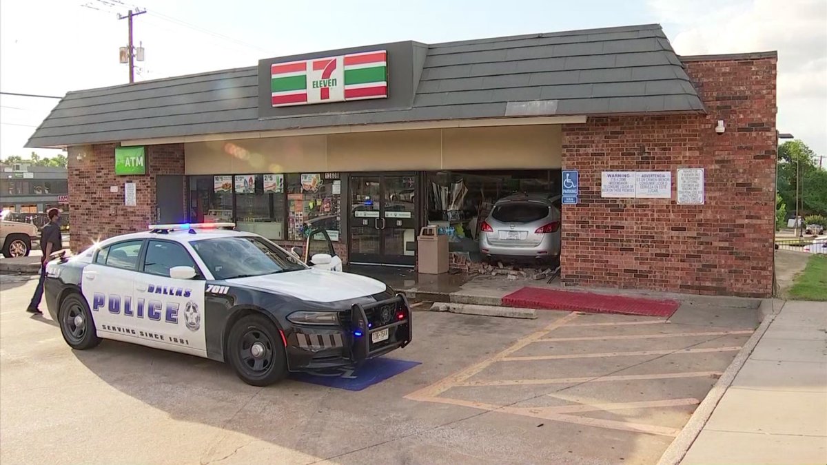 Driver Crashes Into Front Of Convenience Store Nbc 5 Dallas Fort Worth