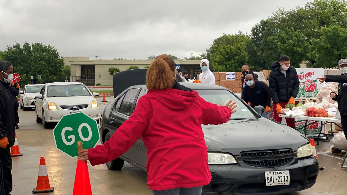 Fighting Hunger in North Texas Goes on, Rain Or Shine – NBC 5 Dallas ...