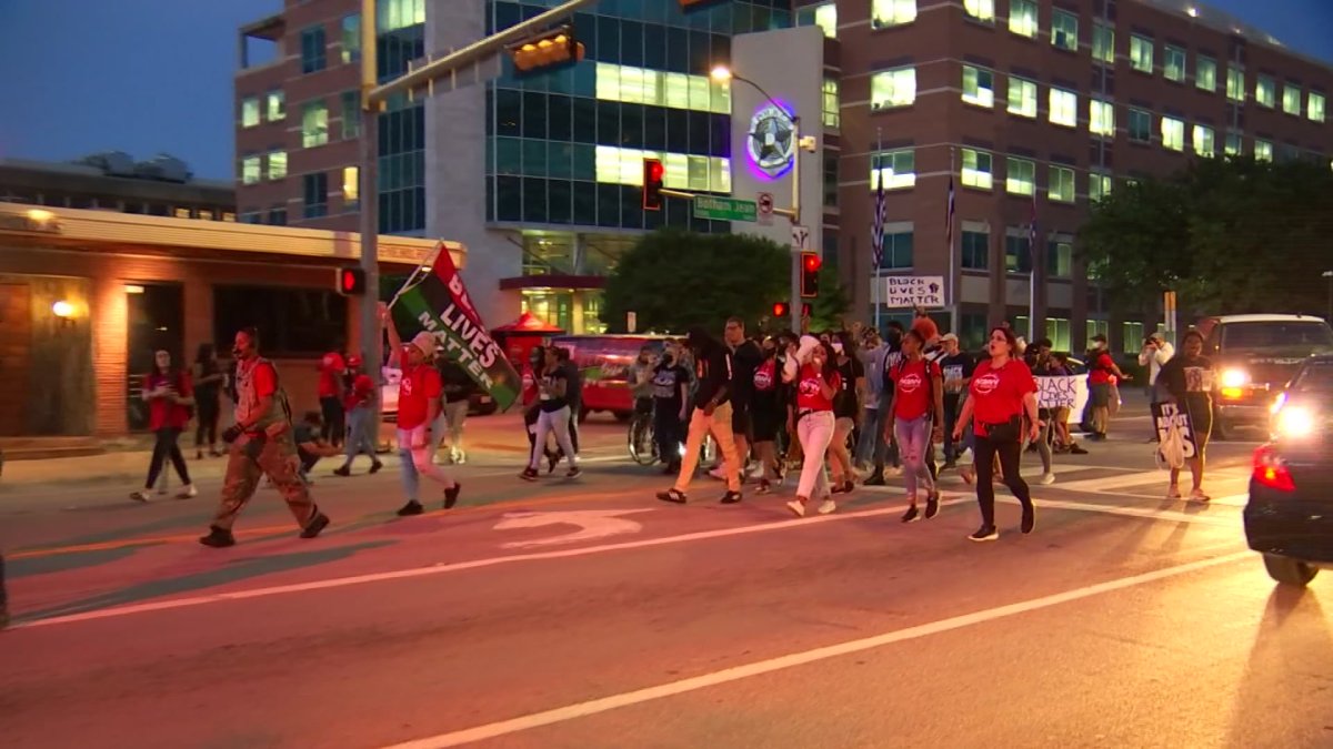 Dallas Activists Rally, March to Remember the Life of George Floyd ...
