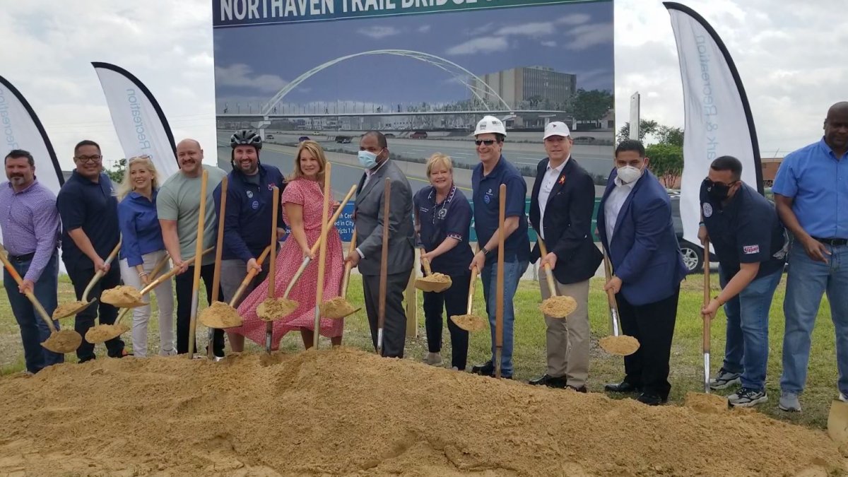 Groundbreaking Held for Bridge Over US 75 That Will Link Dallas Trails ...