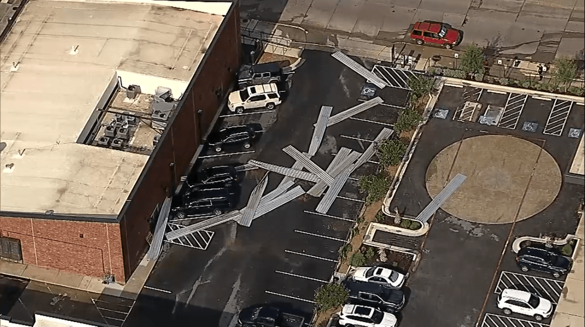 Strong Winds Rip Roof off Building in Fort Worth Stockyards – NBC 5 ...
