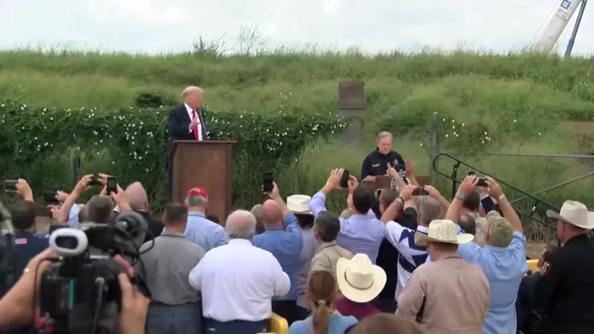 North Texas Leaders Join Abbott, Trump Border Tour – NBC 5 Dallas-Fort ...