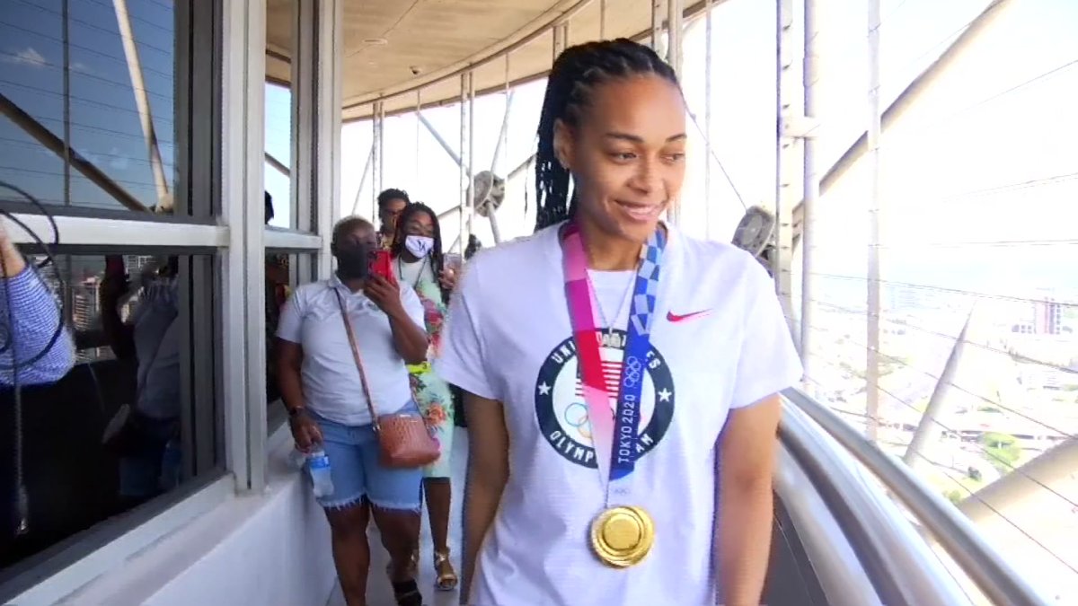 Dallas Wings’ Allisha Gray Celebrated After Making Olympic History ...