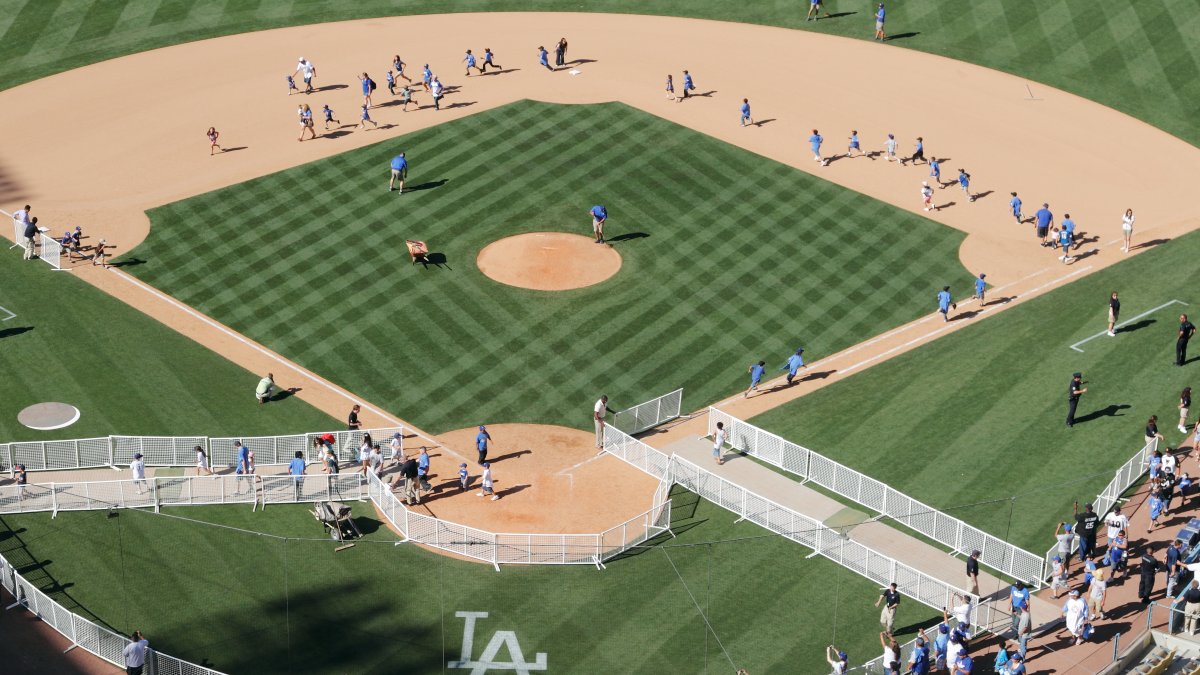 VIDEO: Pediatric Patients ‘Run the Bases’ at Dodger Stadium With Help ...