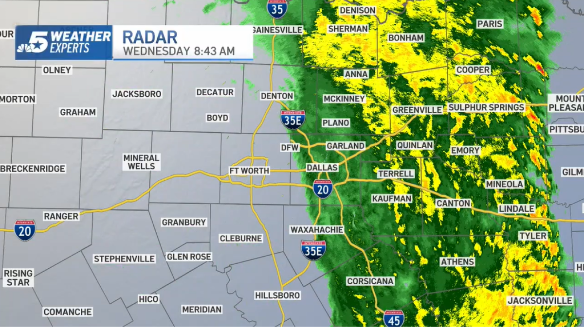 Severe Thunderstorms Bring Strong Winds Ahead of Cold Front – NBC 5 ...