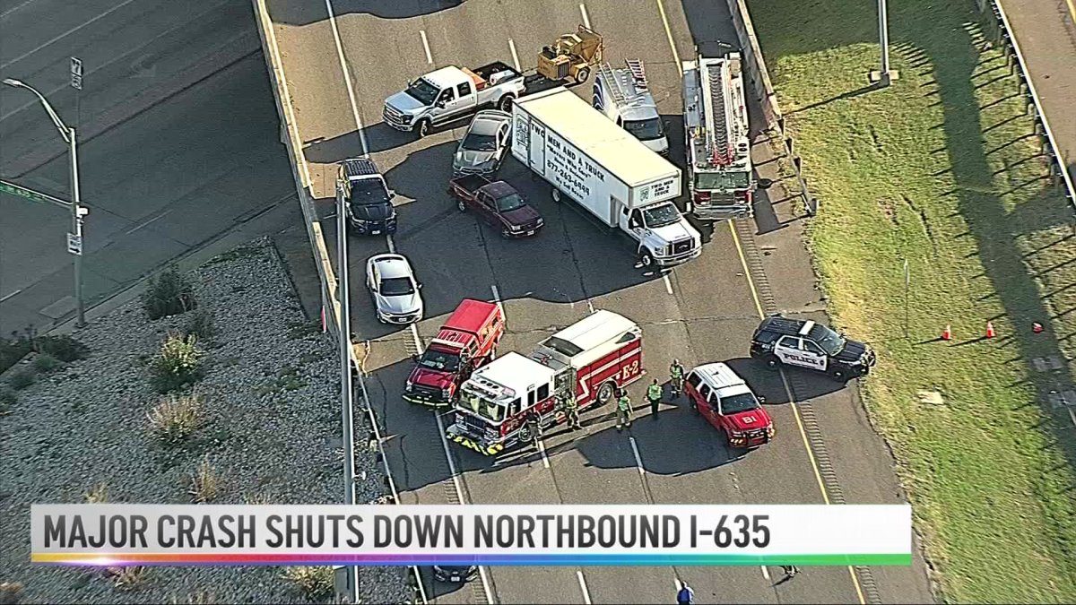 Major Crash Shuts Down Northbound I 635 In Balch Springs Nbc 5 Dallas