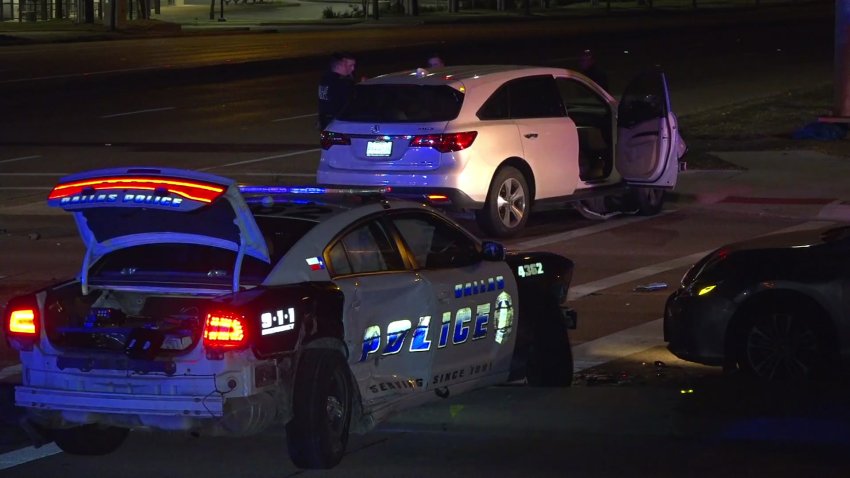 Dallas Police Squad Car Struck in Multi-Vehicle Crash Saturday – NBC 5 ...