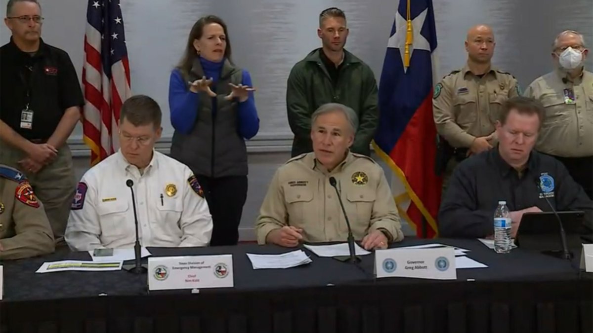 Governor Abbott to Provide Update on Winter Weather Impacting Texas ...