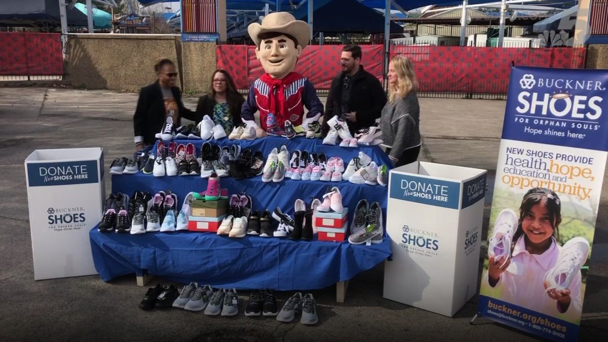 Little Big Tex Donates Dozens of Shoes for ‘National Shoe the World Day ...