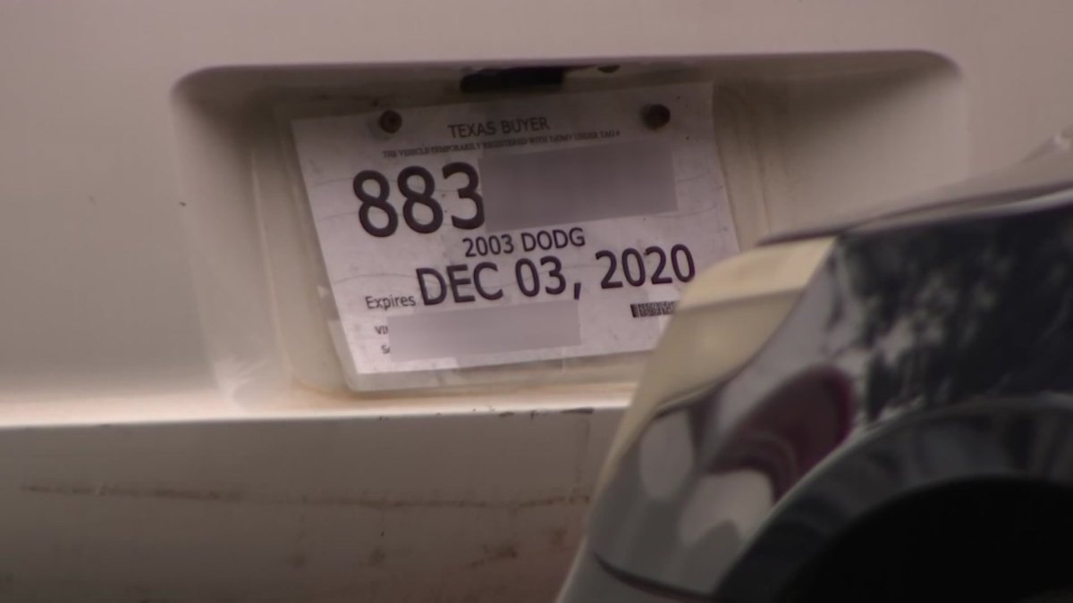 Texas Paper Tag Crime Danger Extends Nationwide – NBC 5 Dallas-Fort Worth